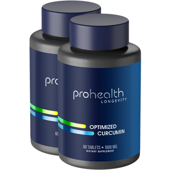 Optimized Curcumin Longvida® 2-Pack (1000 mg, 2 bottles) | ProHealth.com