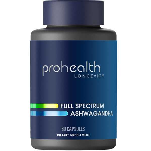 Full Spectrum Ashwagandha - 60 capsules | ProHealth.com