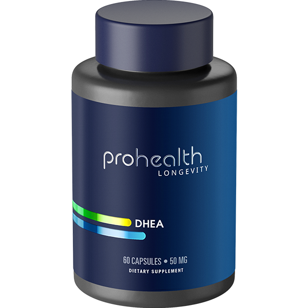 DHEA (60 caps) (30 50mg servings) | ProHealth.com