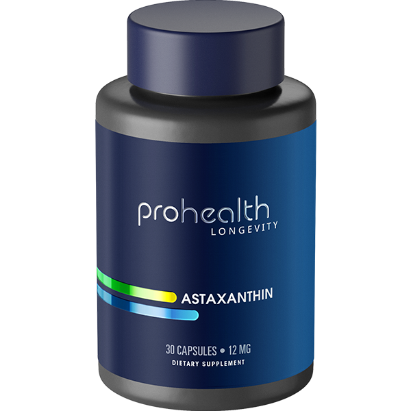 Astaxanthin - 12 mg, 30 capsules | ProHealth.com