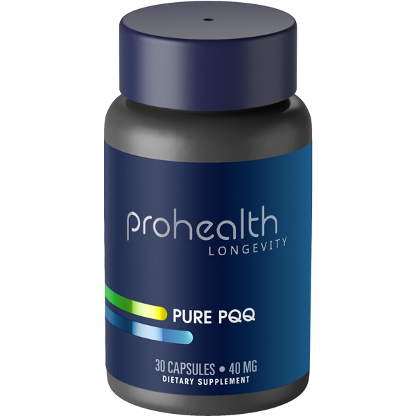 Pure PQQ - 40 mg, 30 capsules | ProHealth.com